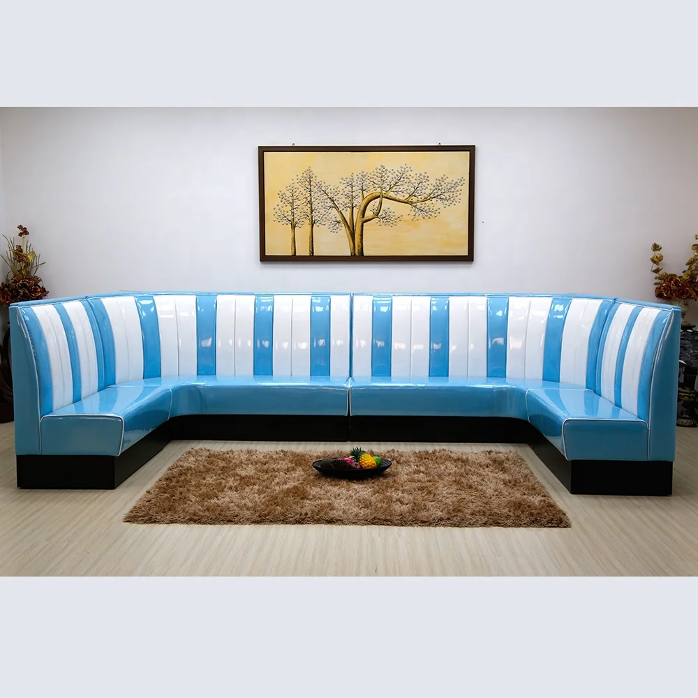 (SP KS269 1) Modern L shape restaurant corner booths corner sofa - Buy ...