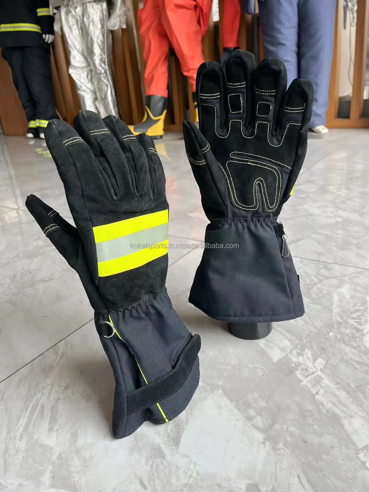 New Fire fighting fireman glove Aramid 4 layers firefighter glove - Buy ...