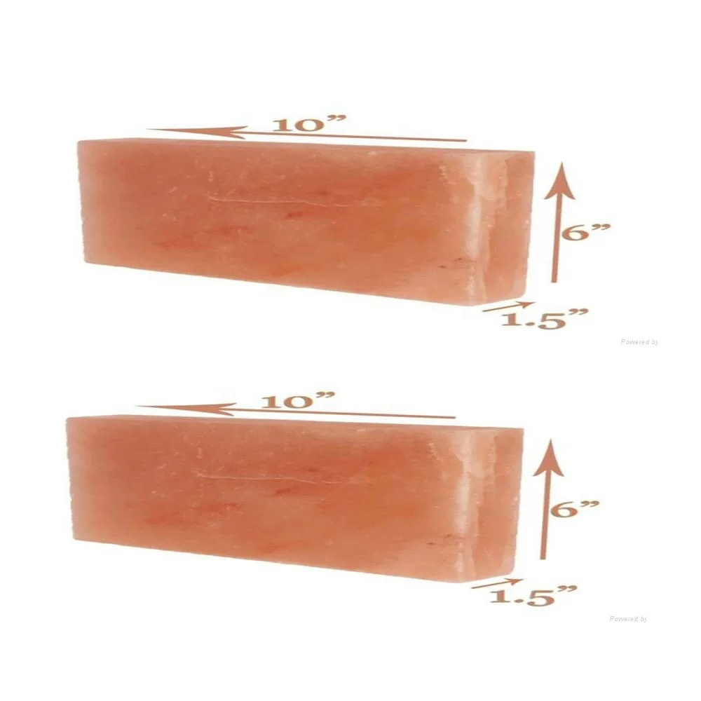 12 x 8 x 1.5 Inch Natural Crystal Rock Salt Tiles Plates for BBQ With ...