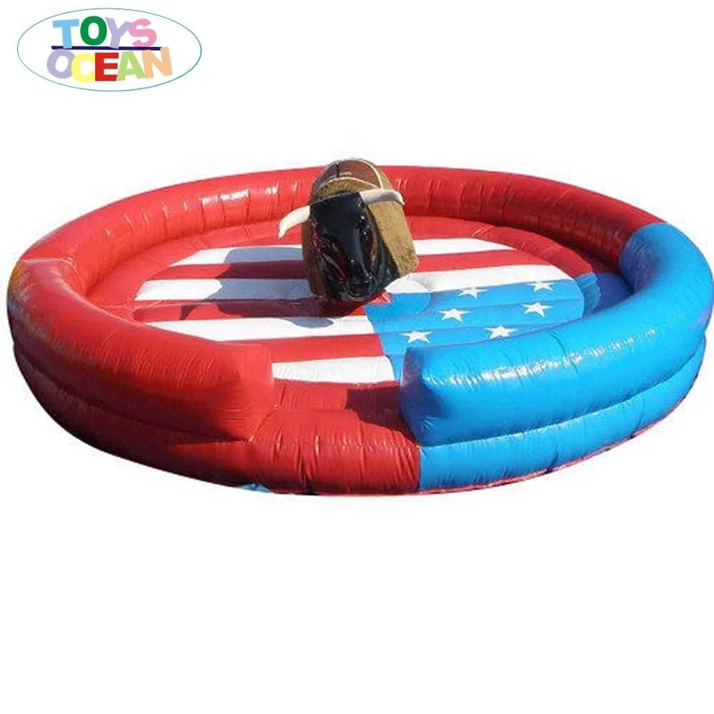 Hot sale Crazy Inflatable Mechanical Bull Rides For Park Amusement ...